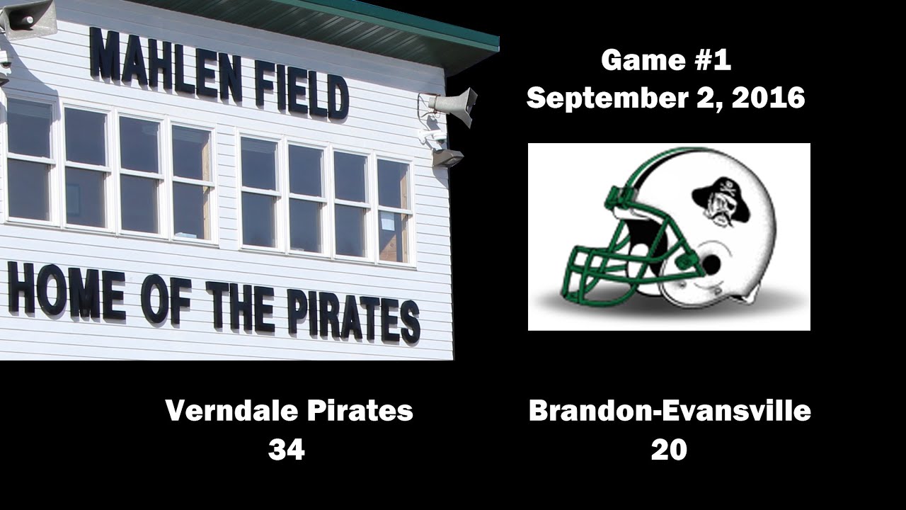 Verndale Football vs B-E (Game 1) 2016 - YouTube