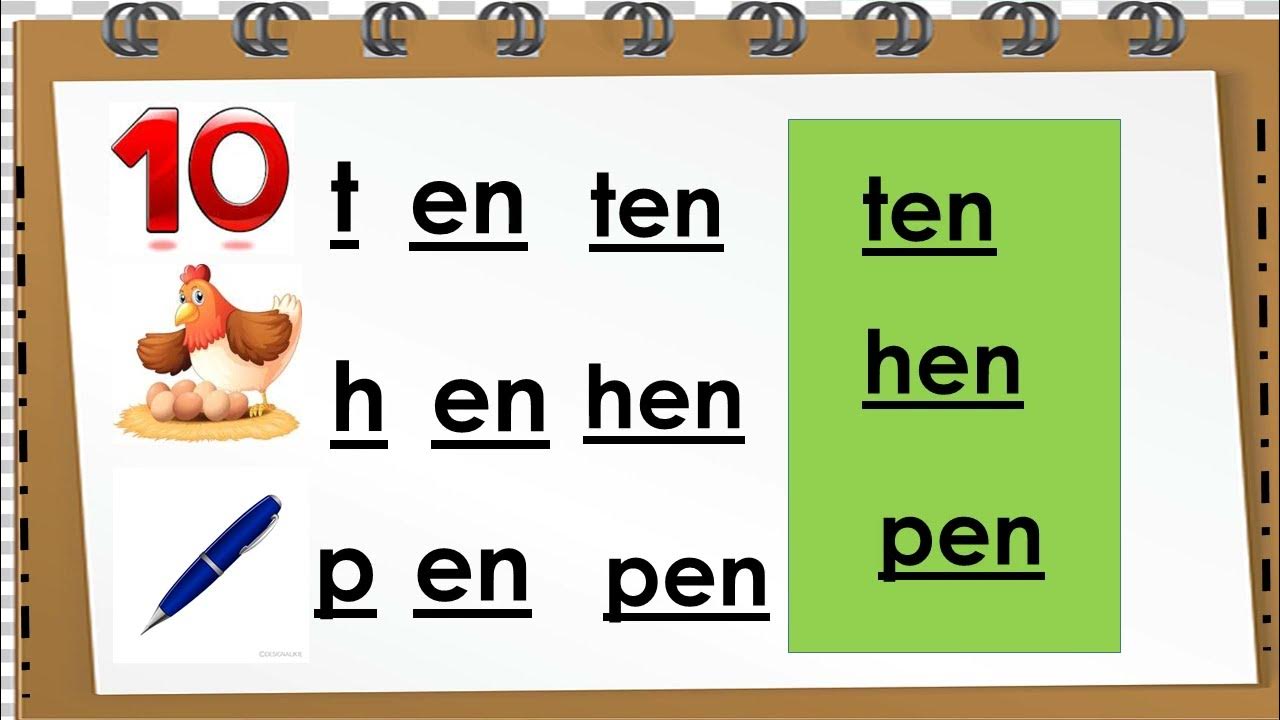 Practice Reading Words with short e sounds - YouTube