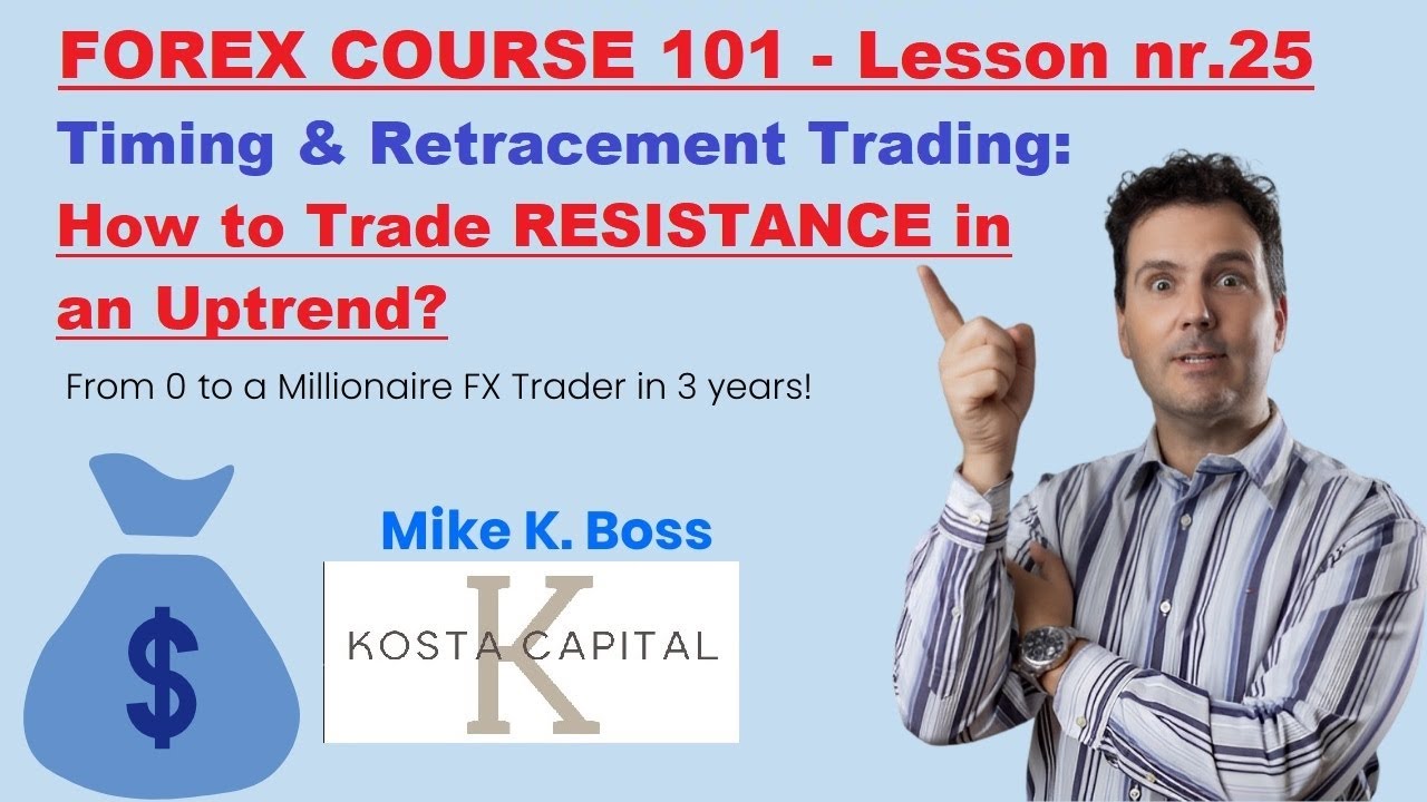 INSTITUTIONAL FOREX COURSE 101 - LESSON 25 - How to TRADE RESISTANCE in ...