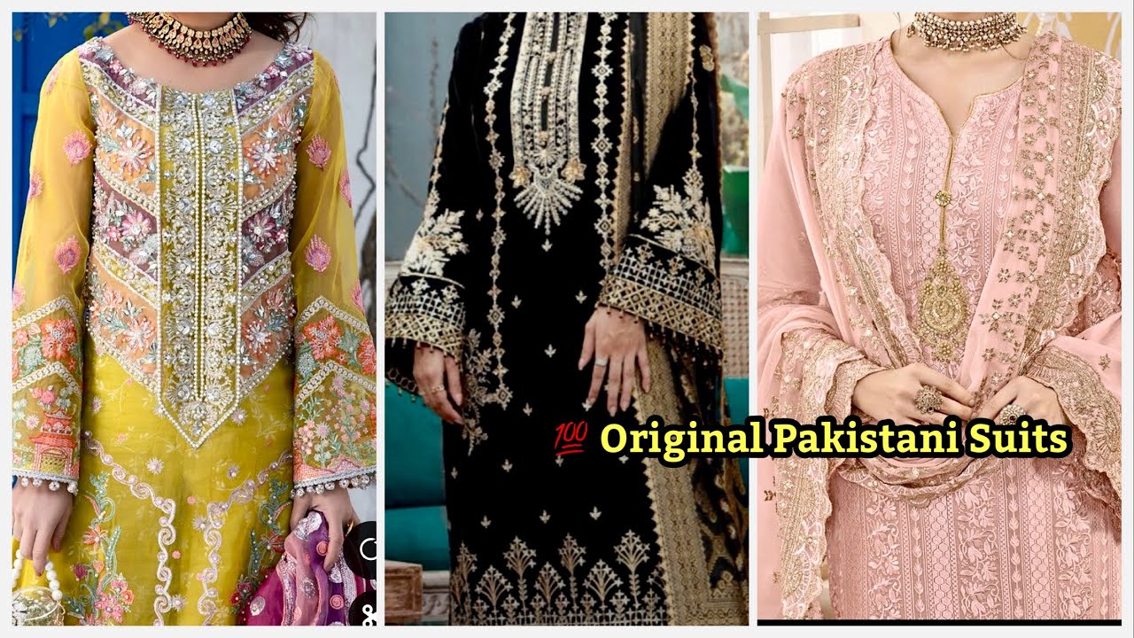 Original Pakistani Party Wear Suits 🔥🔥 Single Available wholesale ...