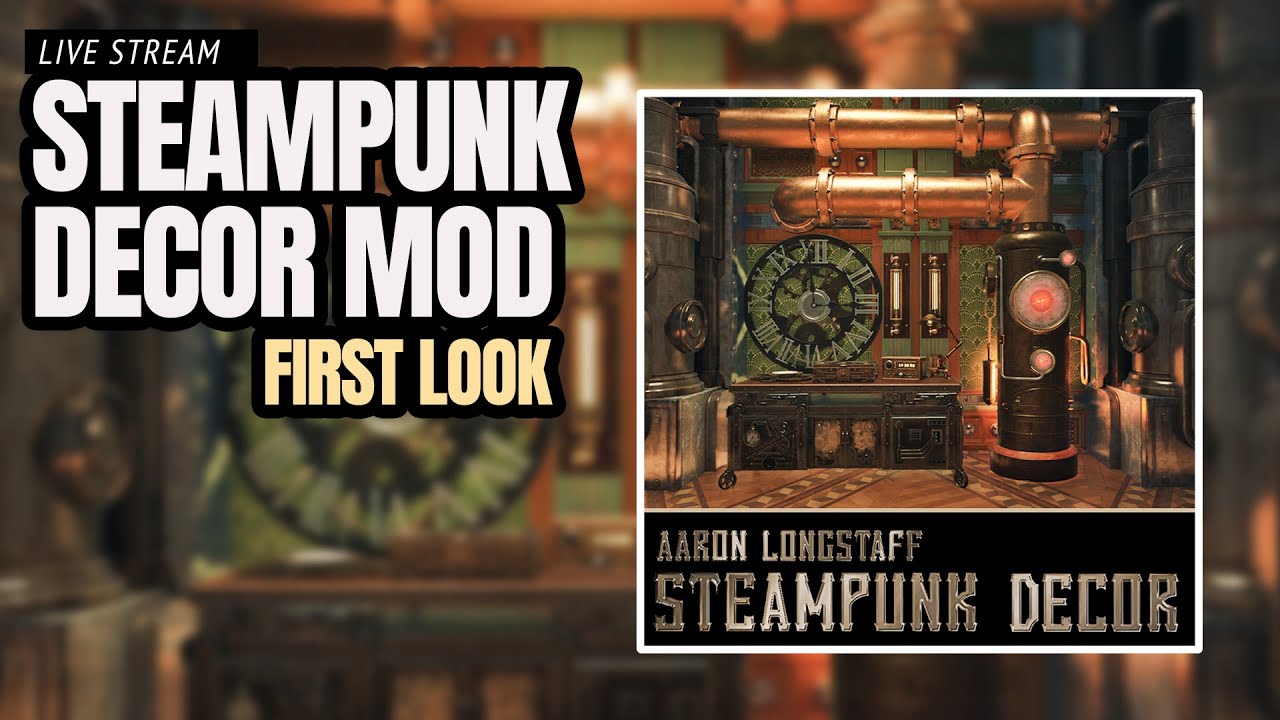 Steampunk Decor Mod FIRST LOOK - Ark Survival Ascended - YouTube