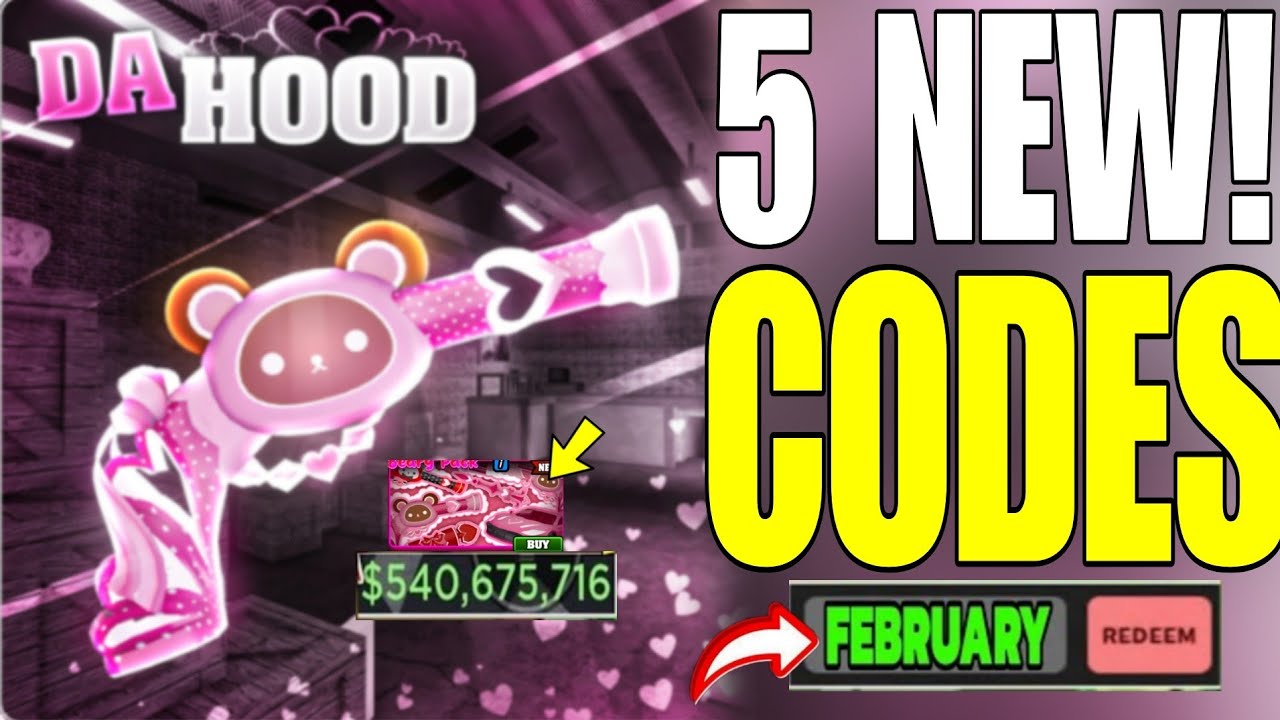 ⚡NEW UPDATE⚡DA HOOD WORKING CODES IN 2025 - DA HOOD ROBLOX CODES - DH ...