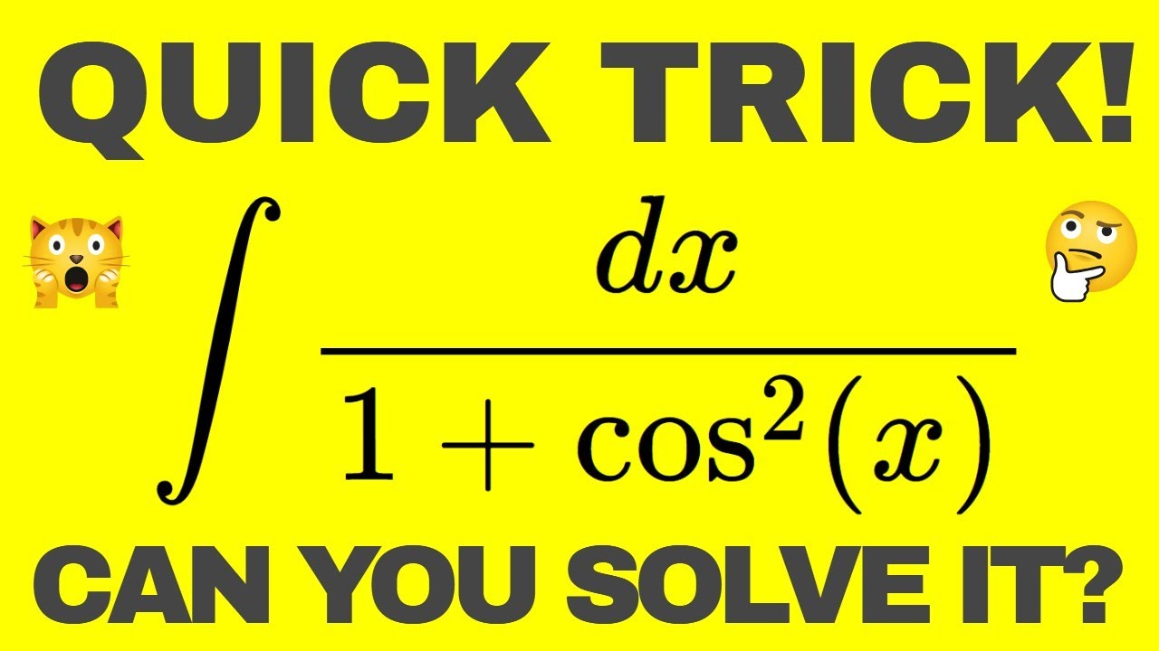 One simple trick solves it! - YouTube