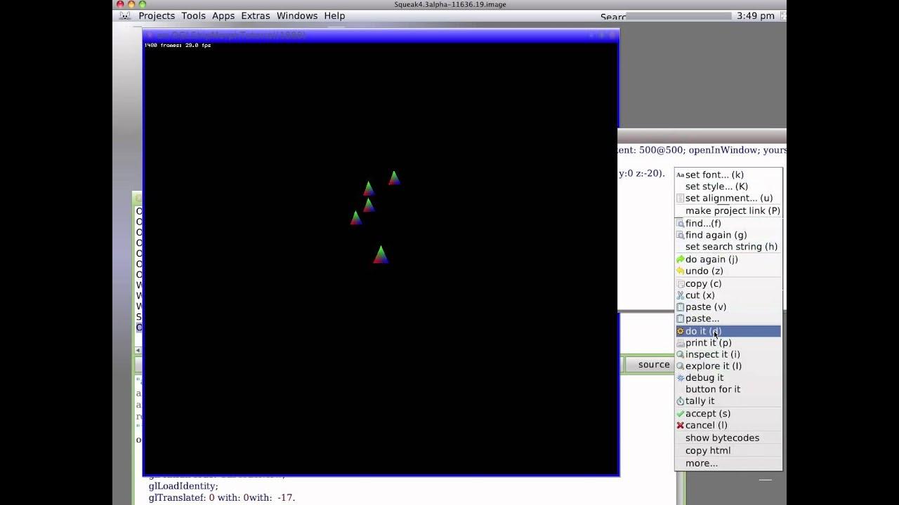OpenGL asteroids ships 0.01.mov - YouTube