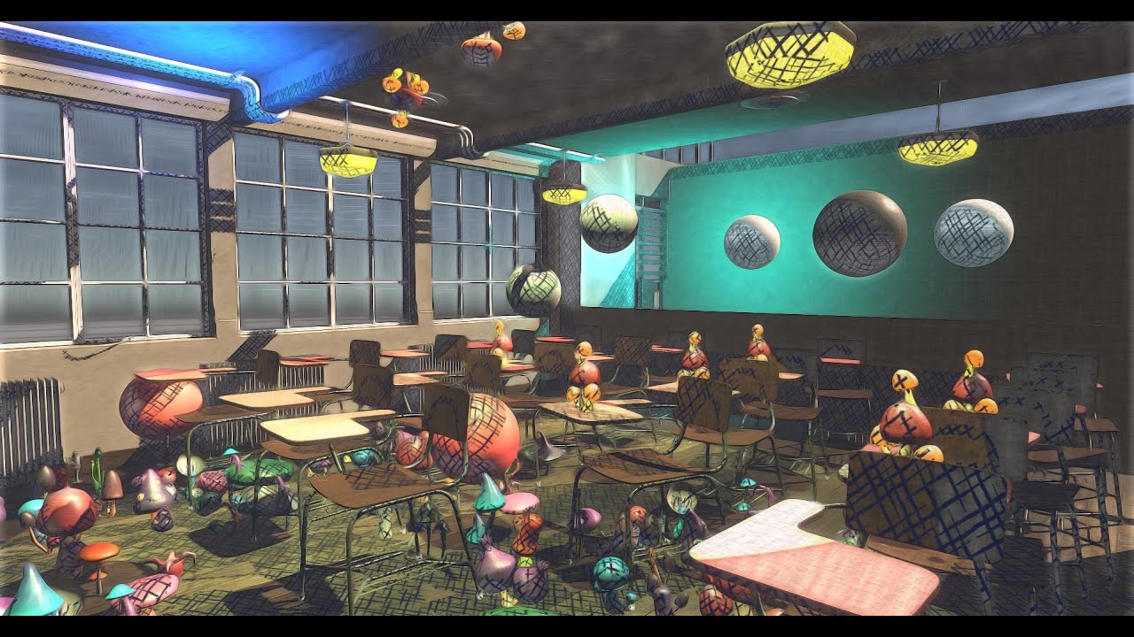 GLAMOR image effects framework - New Hatched shadows system - YouTube