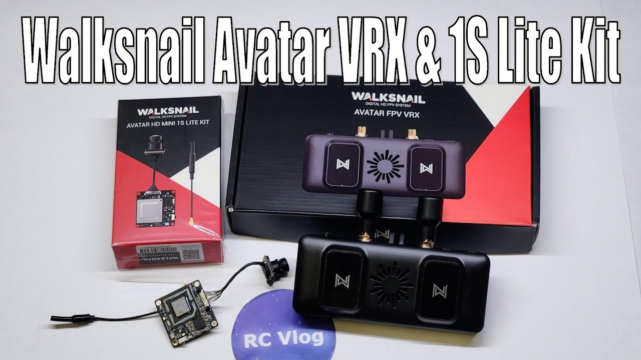 Walksnail Avatar VRX & 1S Lite Kit. Цифровая FPV HD видеосистема - YouTube