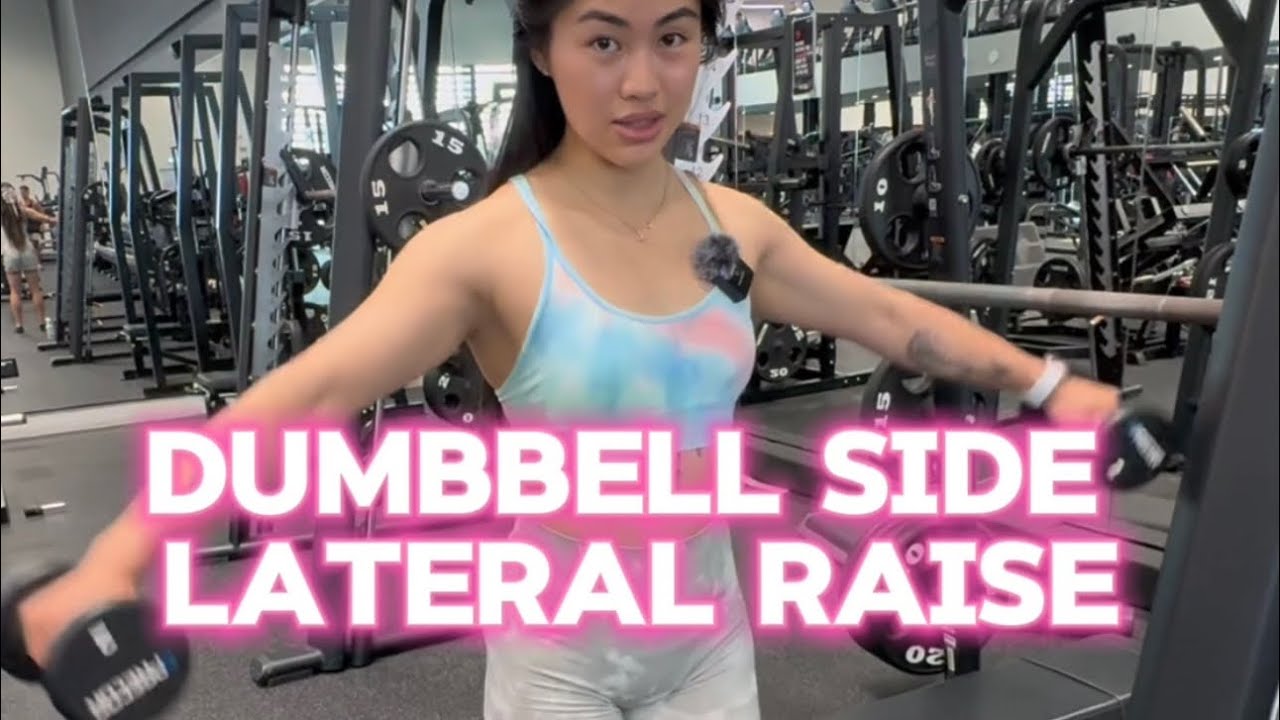 Dumbbell Side Lateral Raise - Tutorial & proper form - YouTube