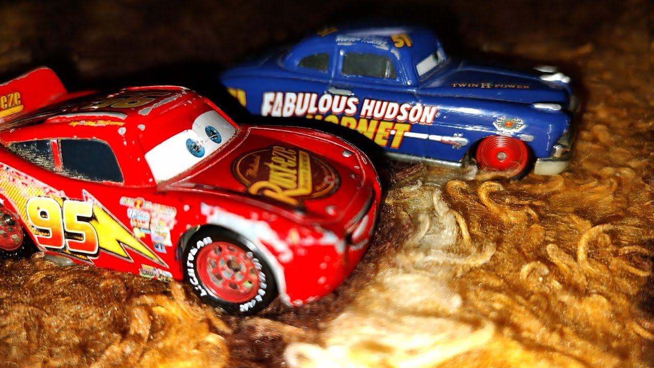 McQueen and Doc's Training - Disney Pixar Cars Short Stop Motion - YouTube