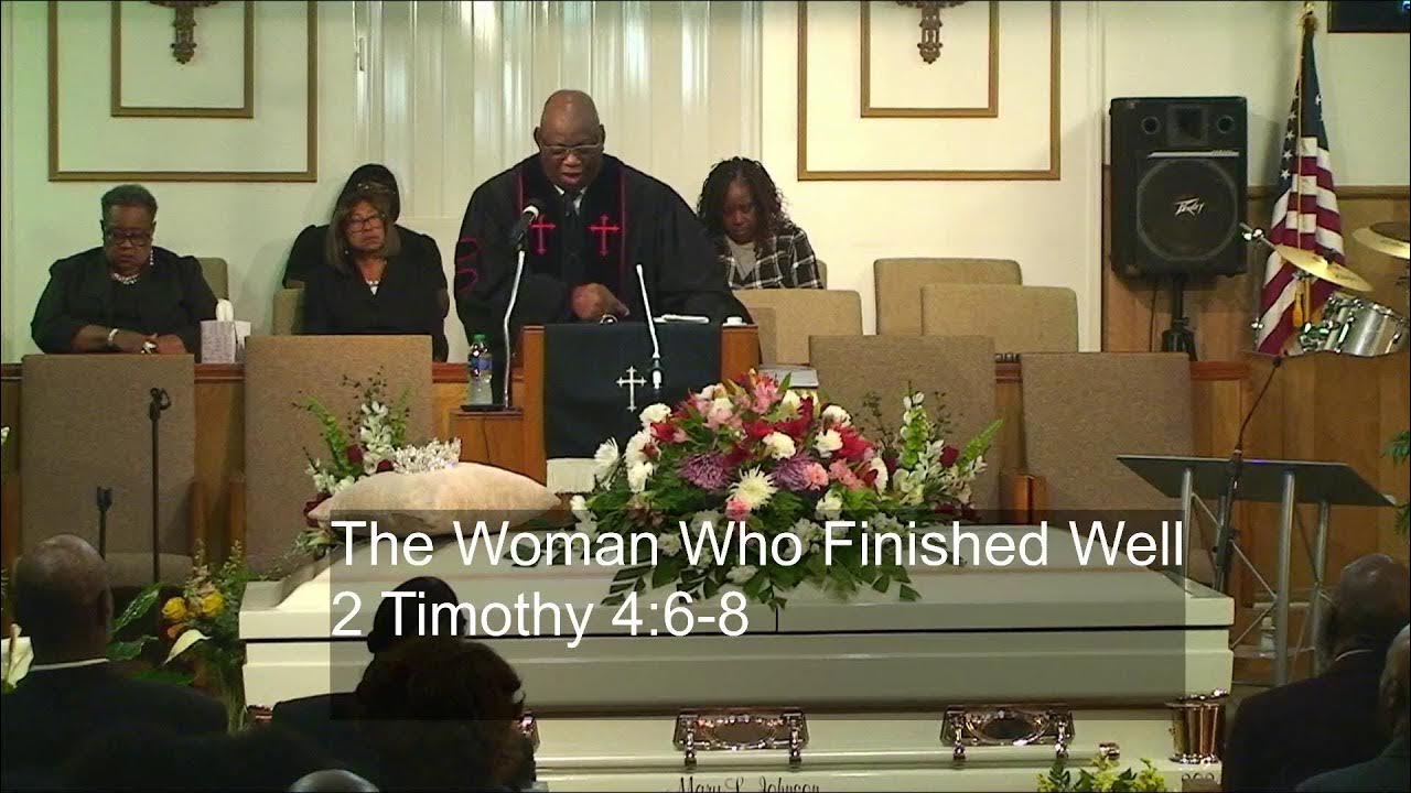 Homegoing Celebration for Sis. Mary L. Johnson - YouTube