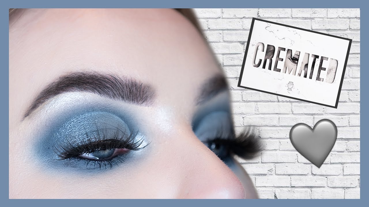 Jeffree Star Cremated Palette Tutorial | Silver & Grey Cut Crease - YouTube