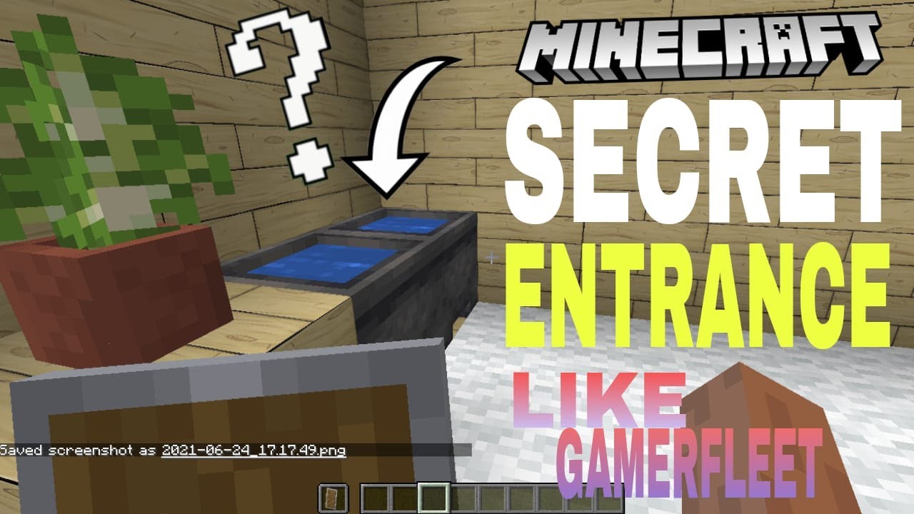 How To Make Secret Cauldron Entrance Like Gamer Fleet IISunMoon Gaming ...