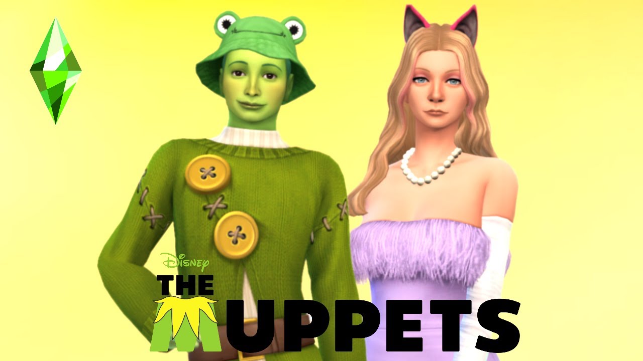 Kermit And Miss Piggy [The Muppets] : Create a sim I Sims 4 - YouTube