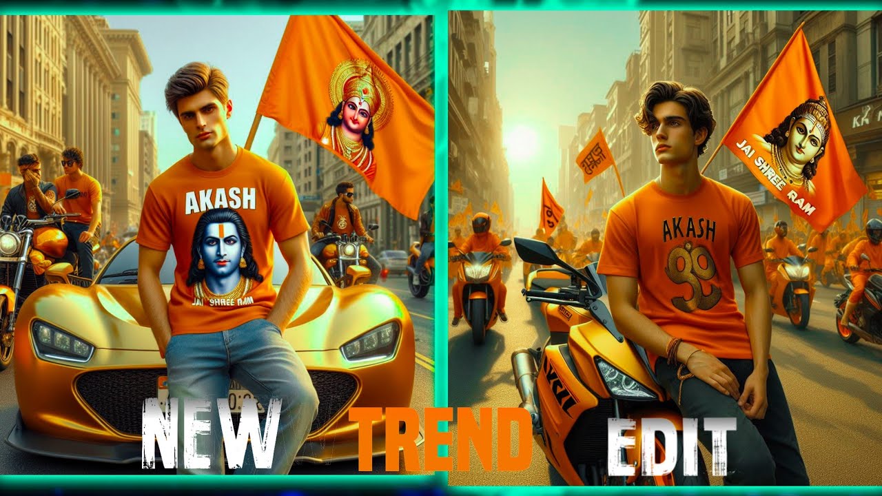 How To Create Viral Ram Navami 🚩 Al Photo For Bing Image Creator | Ram ...