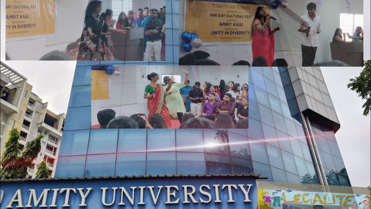 Amity University cultural program| college vlog Amity University Patna ...
