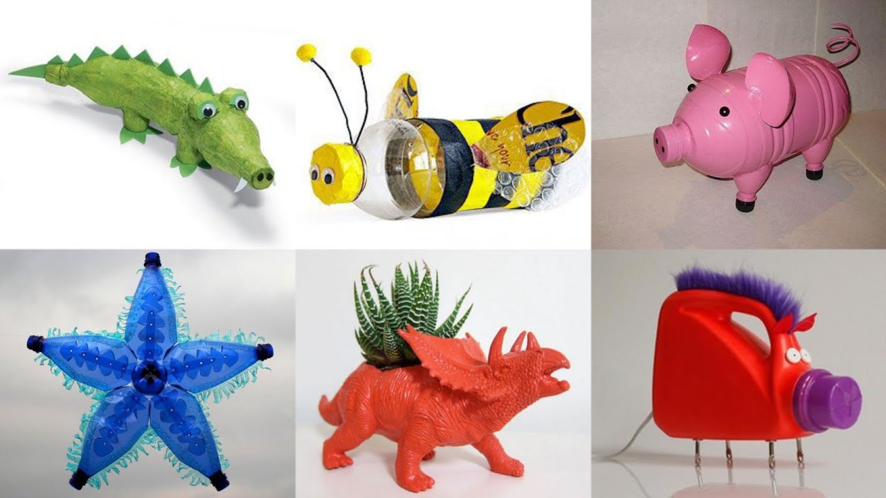Useful Plastic Bottle Sculpture | Tips for plastic bottle Crafts ...