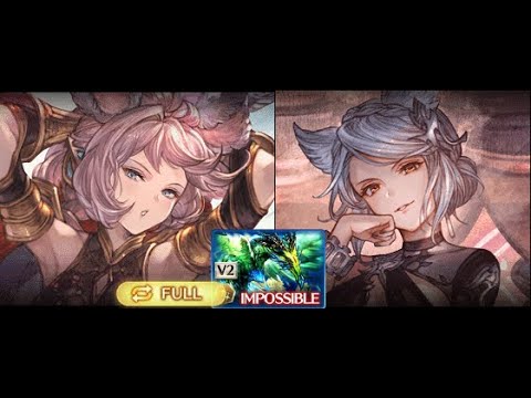 [GBF] 150 Tien & Fraux Rebalance Showcase : Ewiyar raid Full Auto with Revan Grid - YouTube