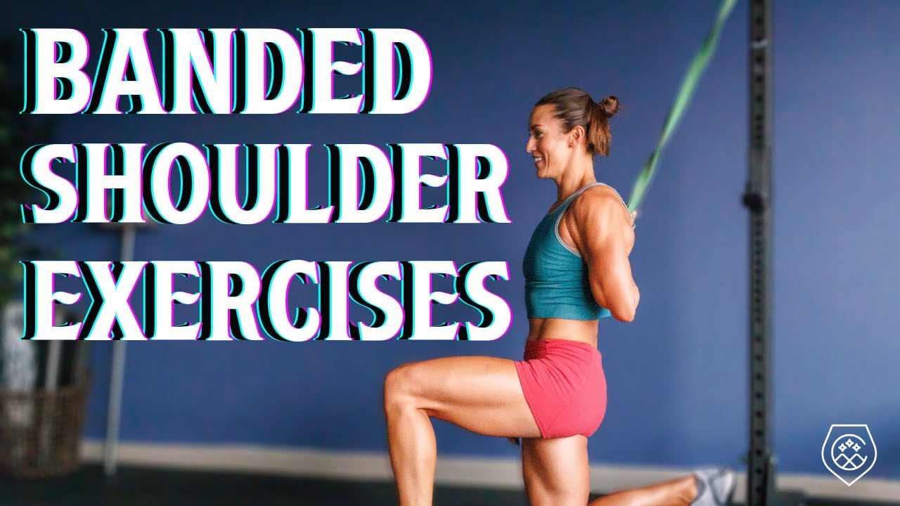 Banded shoulder exercises to improve mobility - YouTube