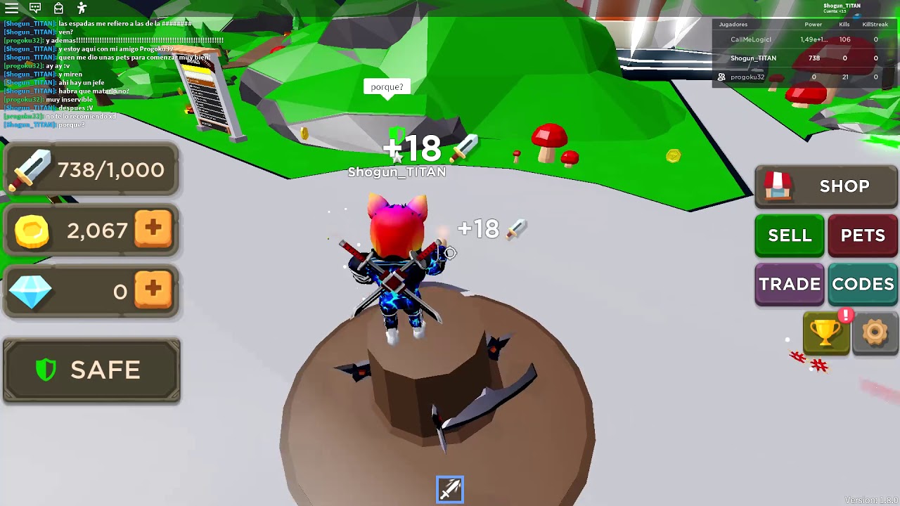 Roblox | Blade Throwing Simulator Gameplay En Español - YouTube