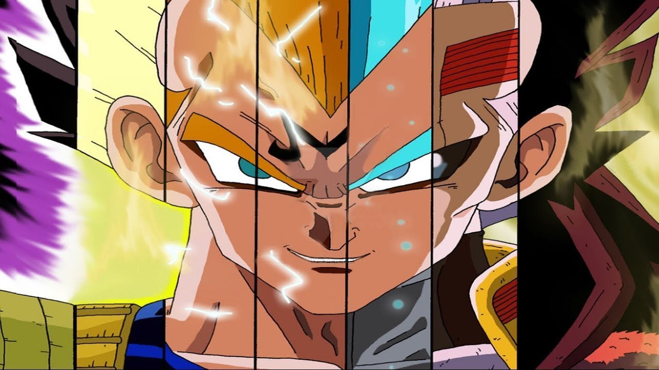 Todas las transformaciones de Vegeta - YouTube