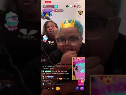 Queen Opp makes Chelle Cry BIGO TEA, TRAP C RON READS QUEEN OPP