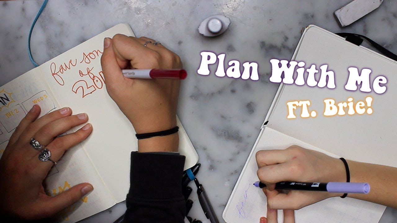 Bullet Journal Plan With Me 2018 FT. Brieezy Babe | TILLY BEE - YouTube