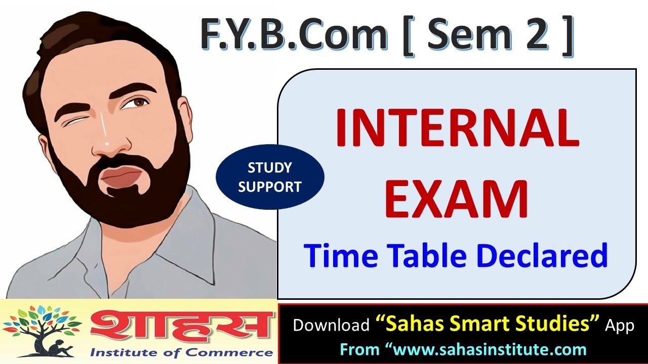 FY Bcom (Hon) Sem 2 Internal Exam Schedule & Preparation Support #msu #msuexam #bcomhons_ # ...
