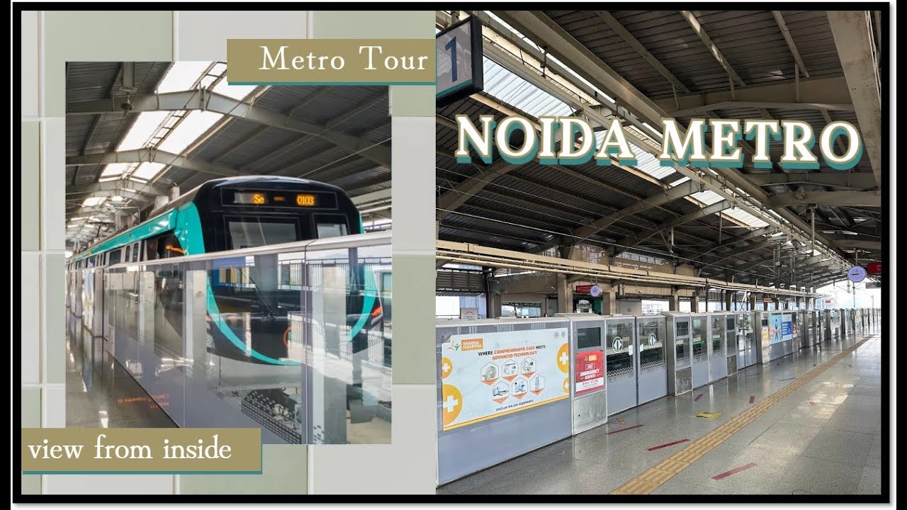 Noida Metro | NMRC | Knowledge Park | India Expomart | Pari Chowk ...