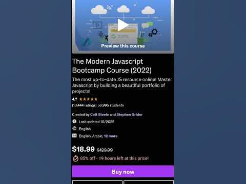 Top 3 Javascript Courses On Udemy - YouTube