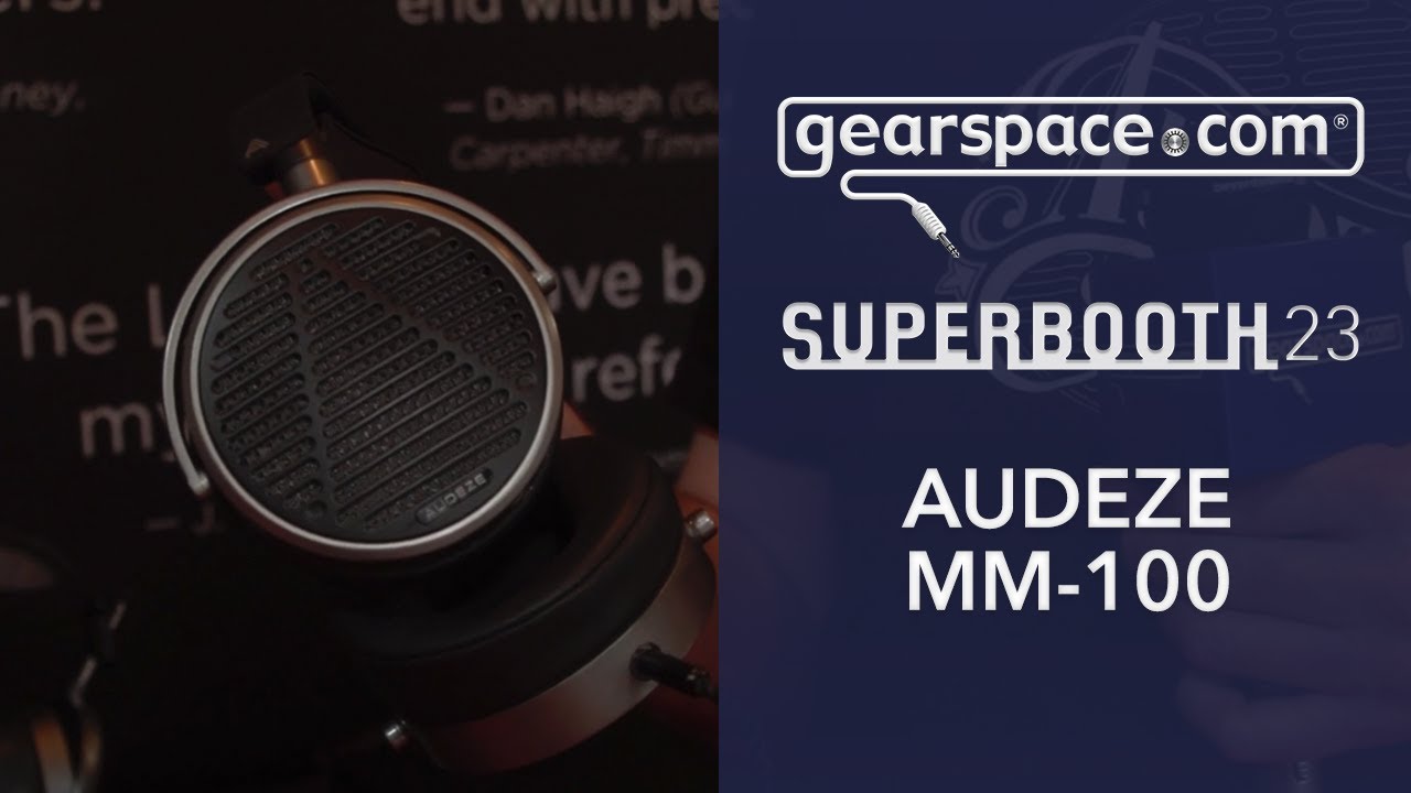 Audeze MM100 - Gearspace @ Superbooth 2023 - YouTube