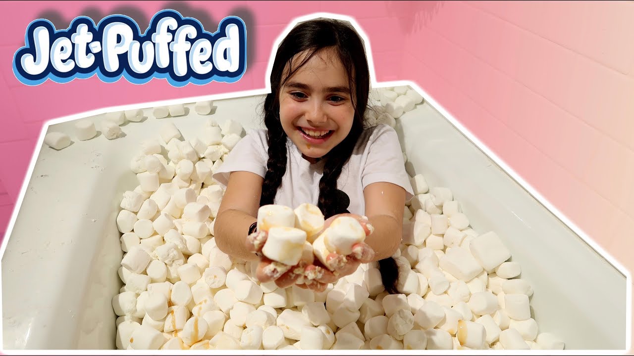MARSHMALLOW BATH CHALLENGE !! - YouTube