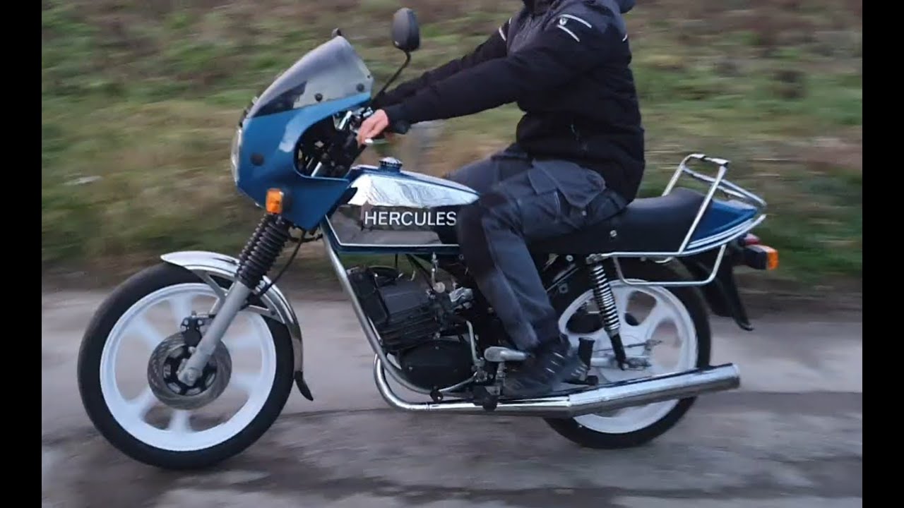 Hercules KX-5 - Erste Probefahrten als 80er - YouTube
