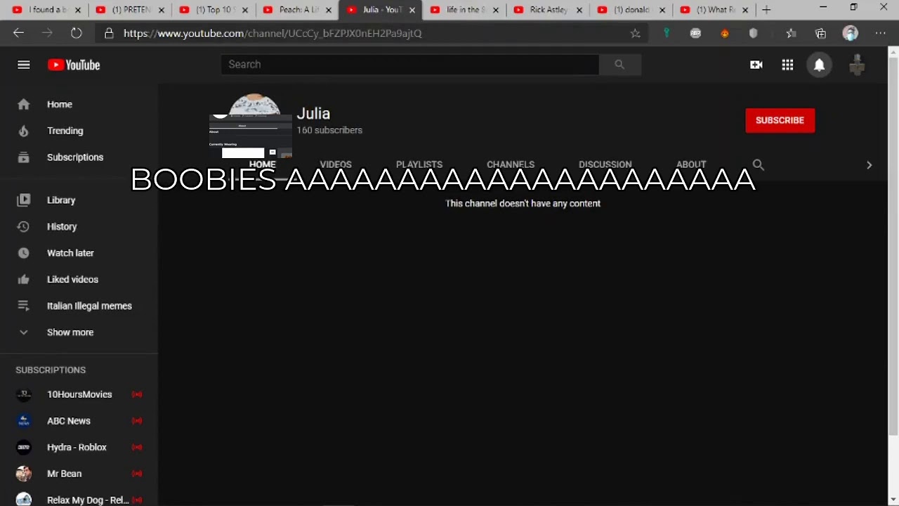 I FOUND BOOBIES ON YT AAAAAAAAAAAAAAAAAAAAAAAAAAAAA - YouTube