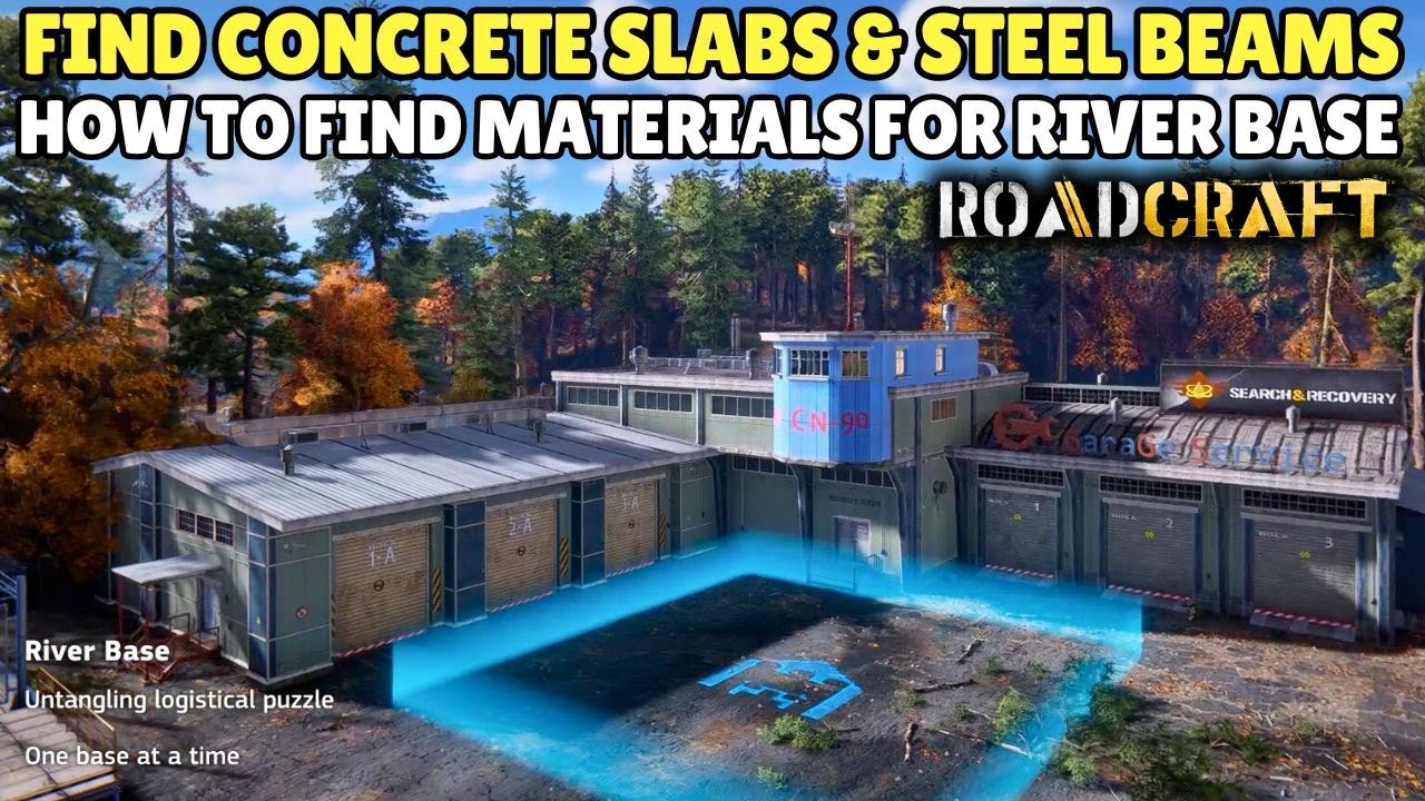 RoadCraft Find Concrete Slabs and Steel Beams for River Base ...