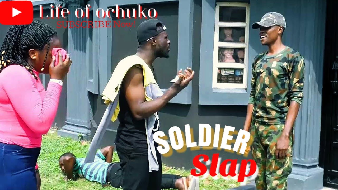 Soldier slap - YouTube
