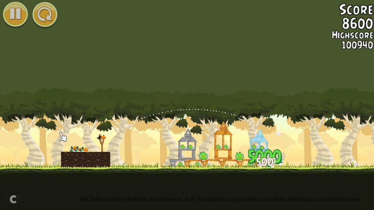 Angry Birds Danger Above Level 6-12 101370 - YouTube