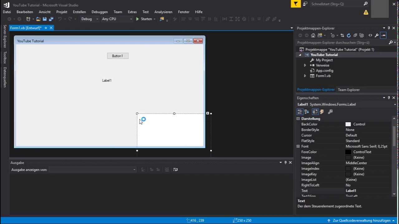 Visual Studio | Windows Programmieren lernen| DavidsProTv - YouTube