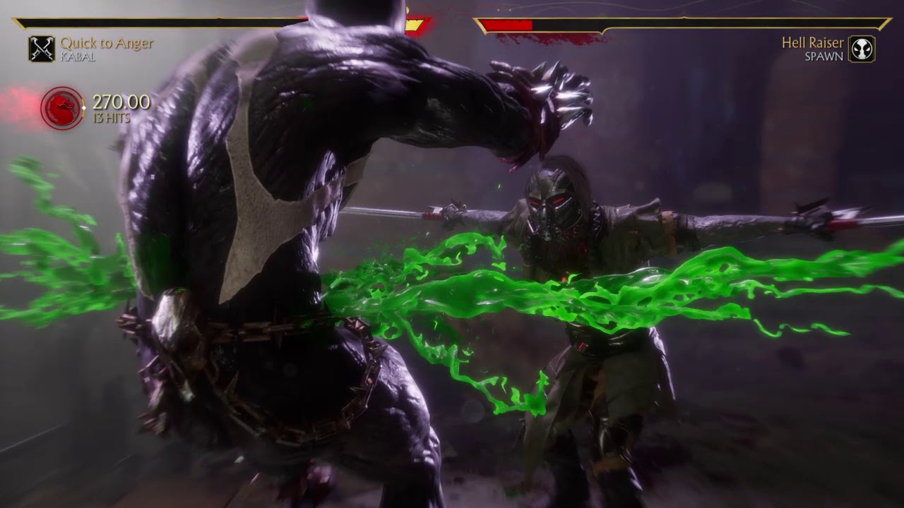 Mortal Kombat 11 Kabal vs Spawn - YouTube
