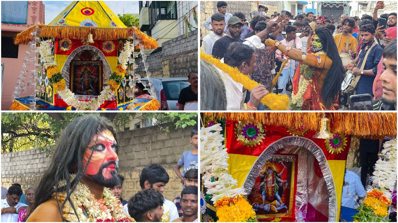 Lalapet Babloo Pothraju First Thotella Procession 2024 | Sandeep ...