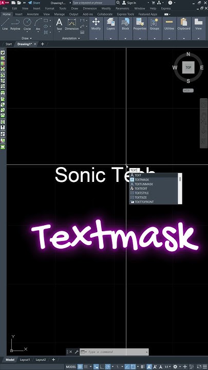 Add or remove mask text in AutoCAD - Mask Text Command #autocadforbeginners #autocaddrawing ...