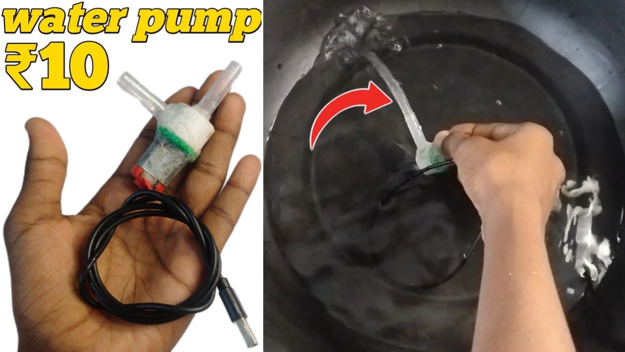 How to make mini water pump at home | High speed mini water pump ...