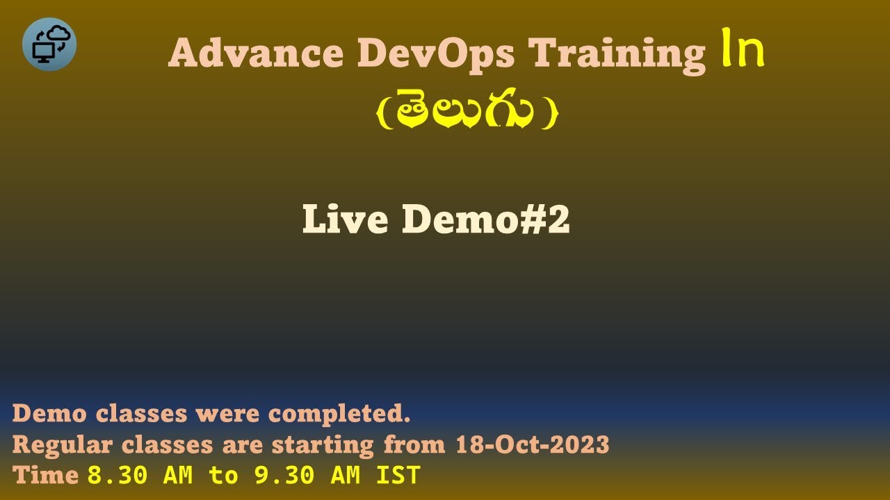 Advance Devops Live Demo2 Cloud Computing In Telugu Aws Azure Gcp Youtube