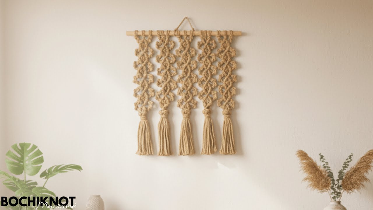 Steal This Lace Knotting Technique for Stunning Wall Hangings - YouTube