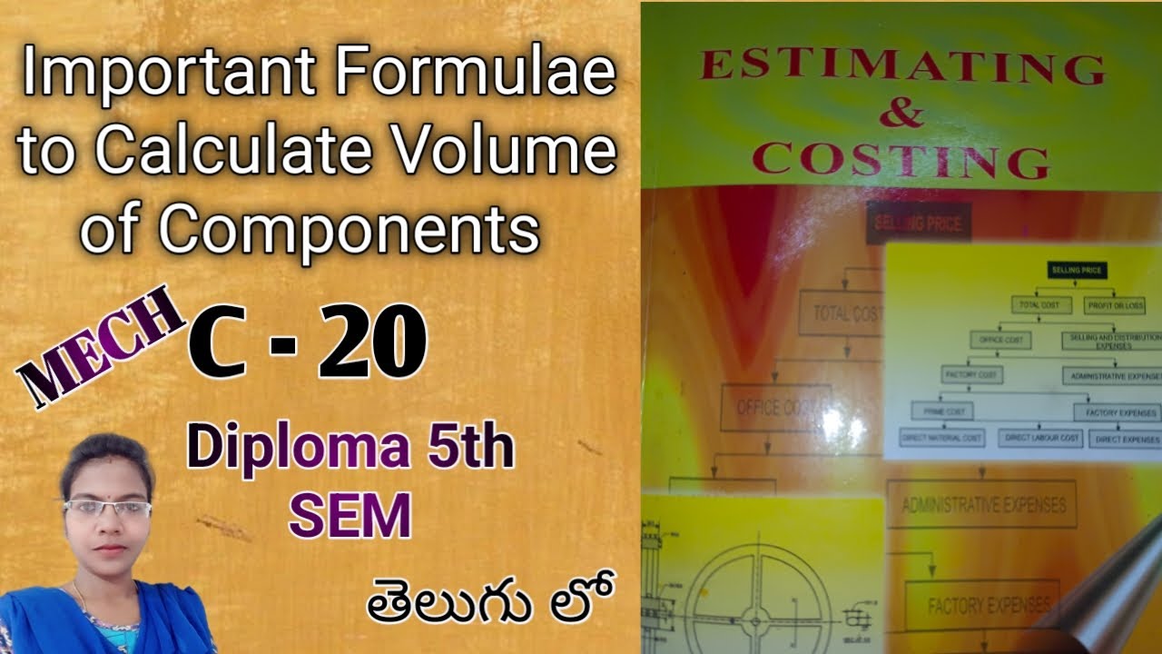 Industrial Engineering & Estimating and CostingImportant Formulae to ...