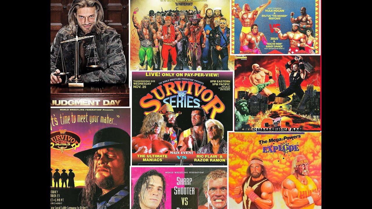 My 50 Favorite WWE/WWF Posters of Pay Per Views of All Time #wwe # ...
