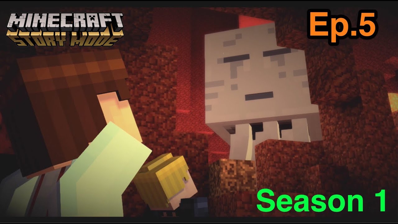 Minecraft story mode: The Nether!! [Ep.5] - YouTube