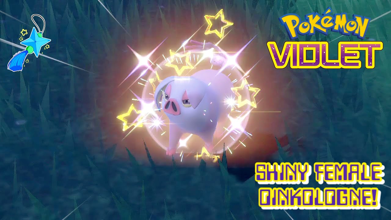 Pokémon Violet: RANDOM ENCOUNER MARKED SHINY OINKOLOGNE (FEMALE)! - YouTube