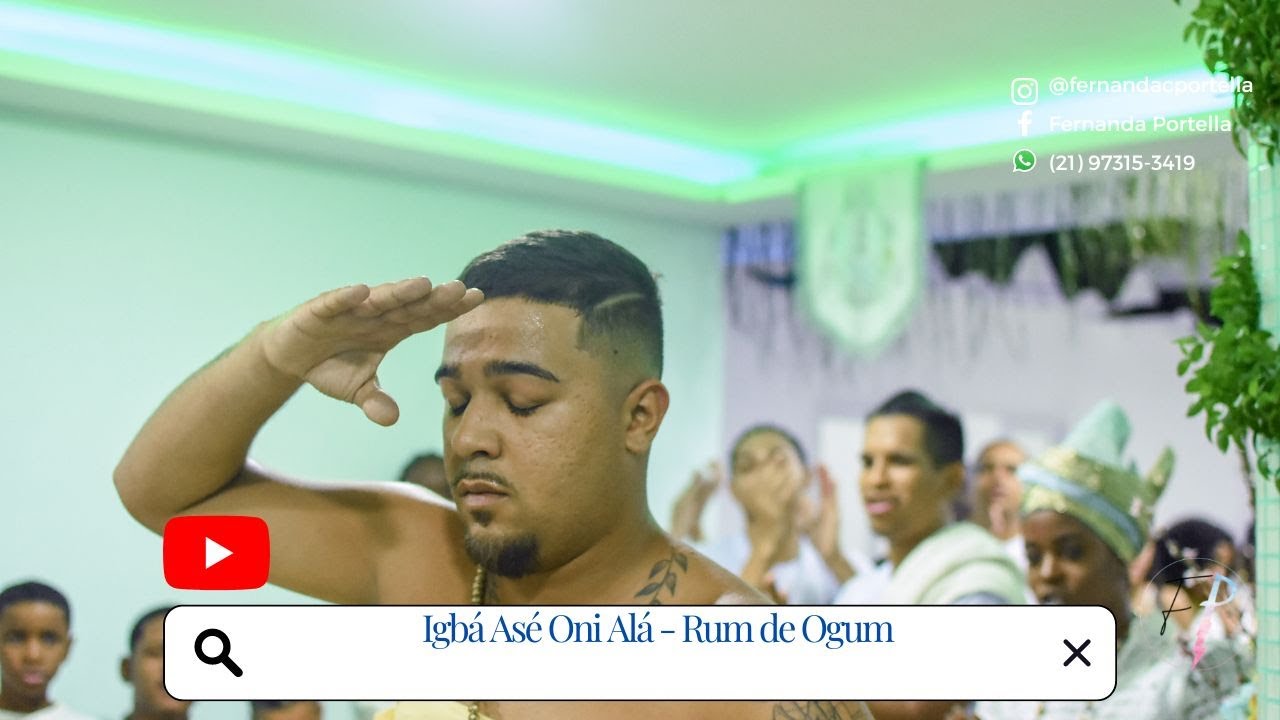 IGBÁ ASÉ ONI ALÁ - RUM DE OGUM - YouTube