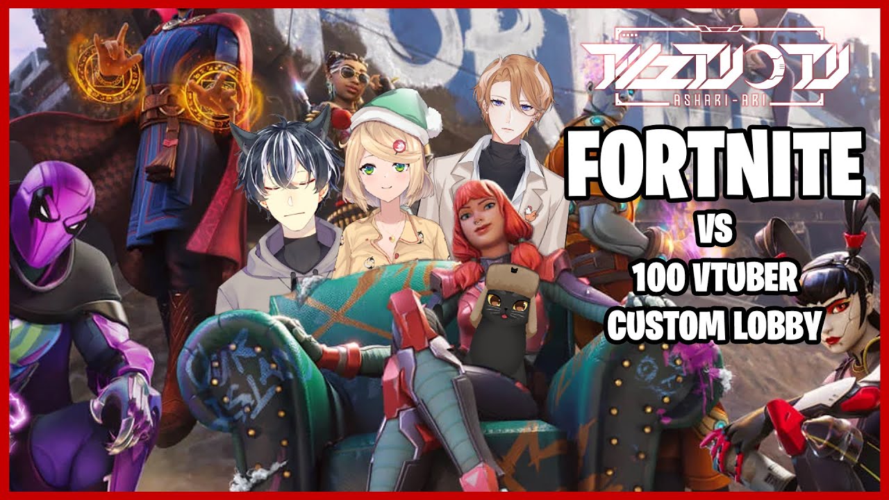 🔴 【 FORTNITE 】CUSTOM LOBBY ? ! w/ @Kuroshka@VeraFreyshana & @shiromu ...
