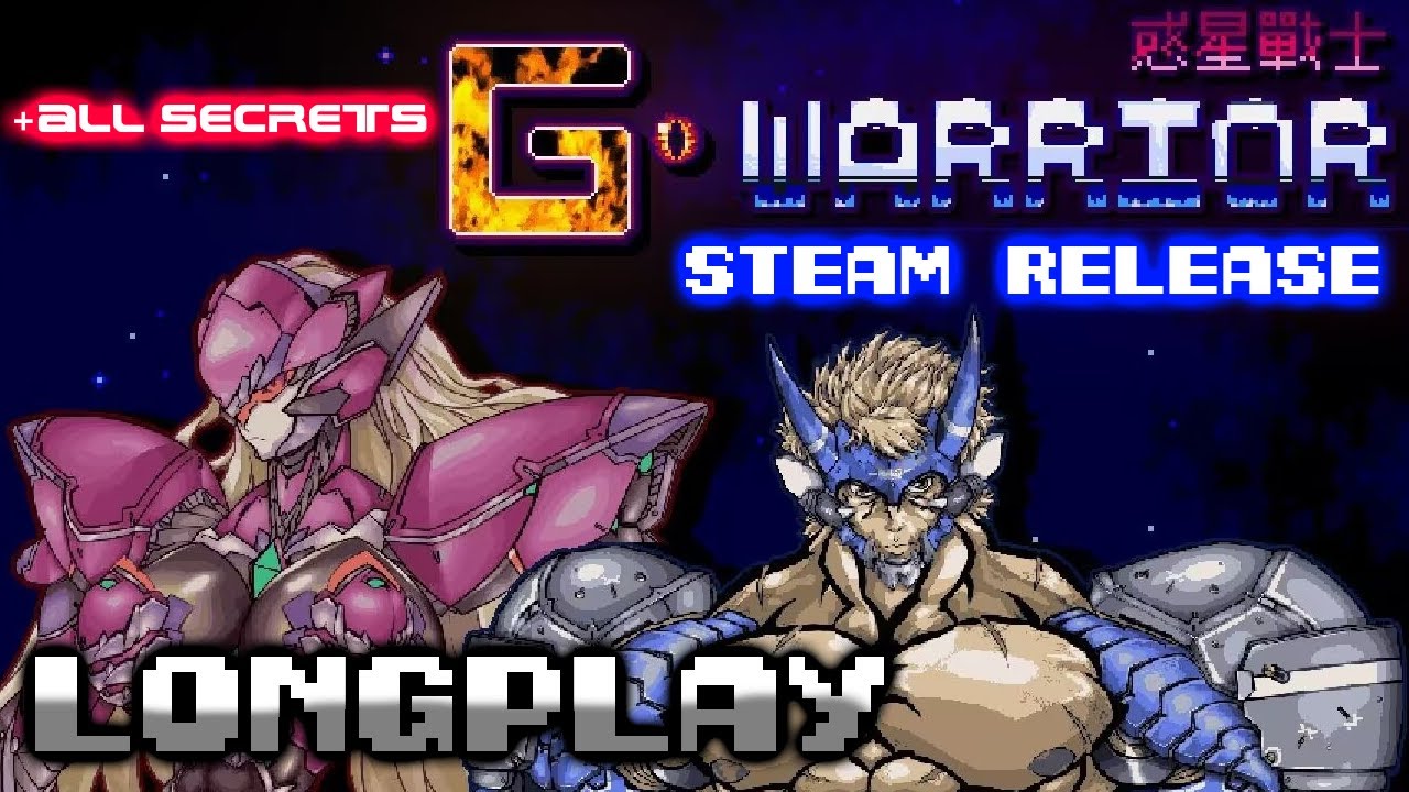 G WARRIOR STEAM RELEASE (PC, FANGAME) LONGPLAY [ALL SECRETS] - YouTube