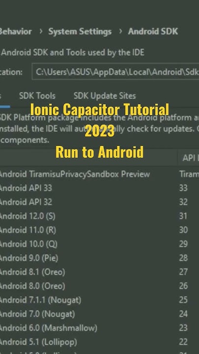 Ionic Capacitor Angular to Android - YouTube